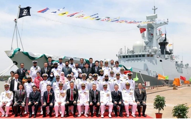 Pakistan Navy Type 054 Frigate ‘PNS Taimur’ commissioned in China ...